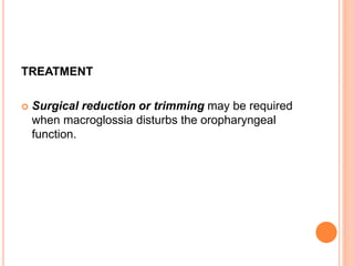 Developmental disturbances of tongue | PPTX
