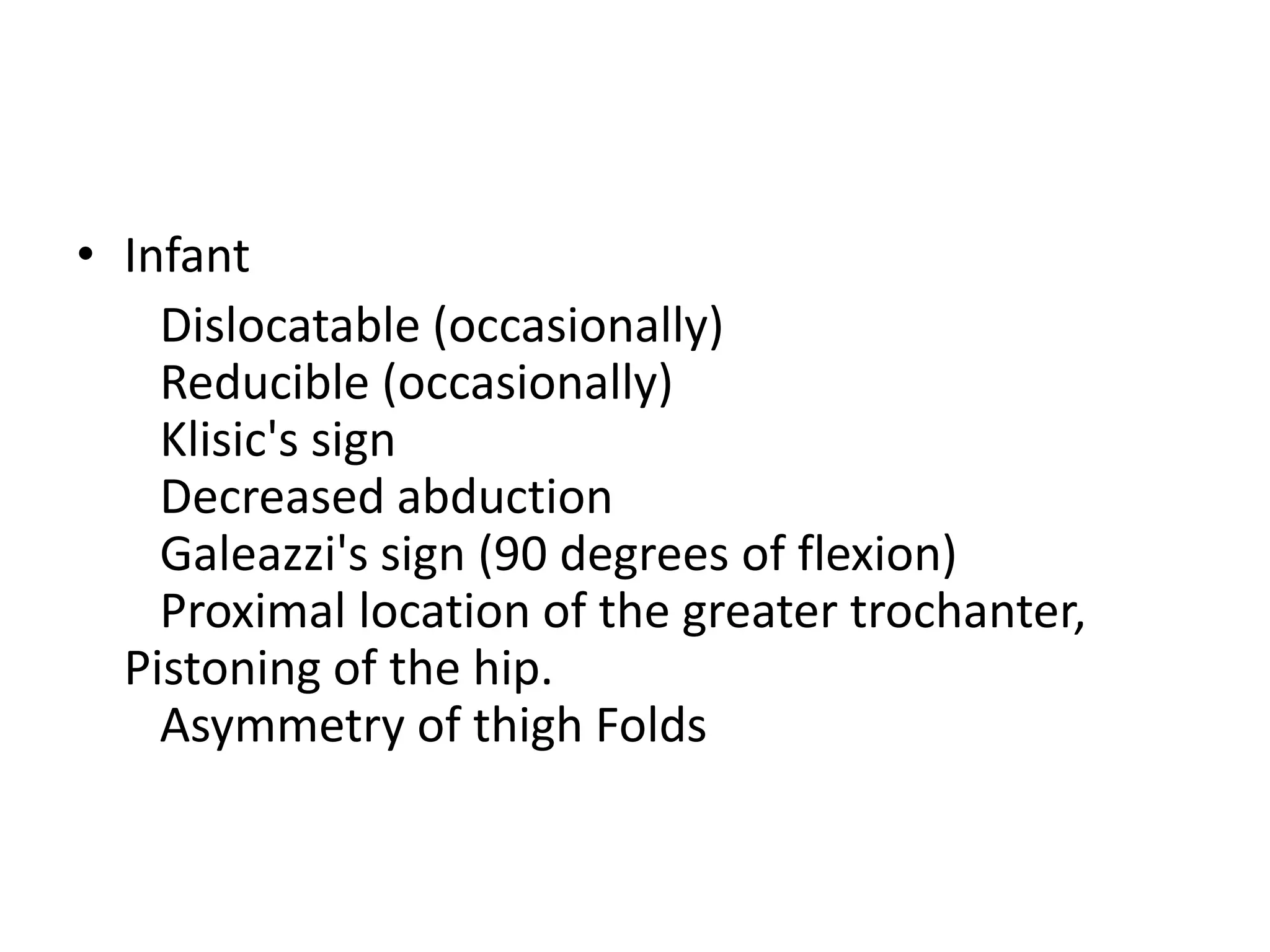 Developmental dysplasia of hip | PPTX