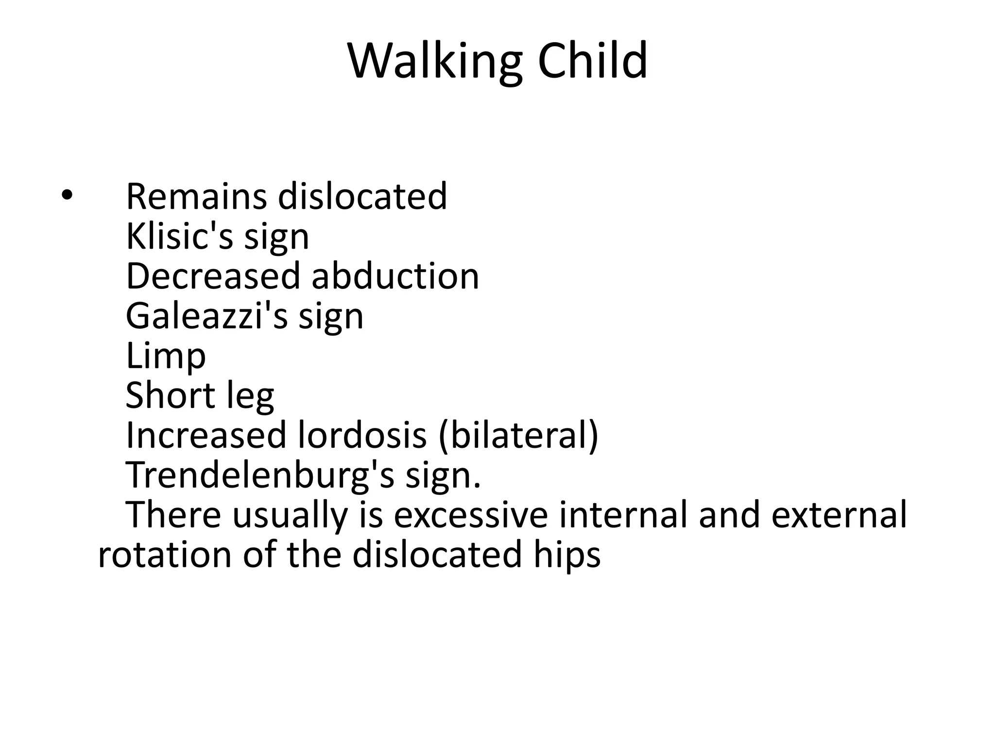 Developmental dysplasia of hip | PPTX