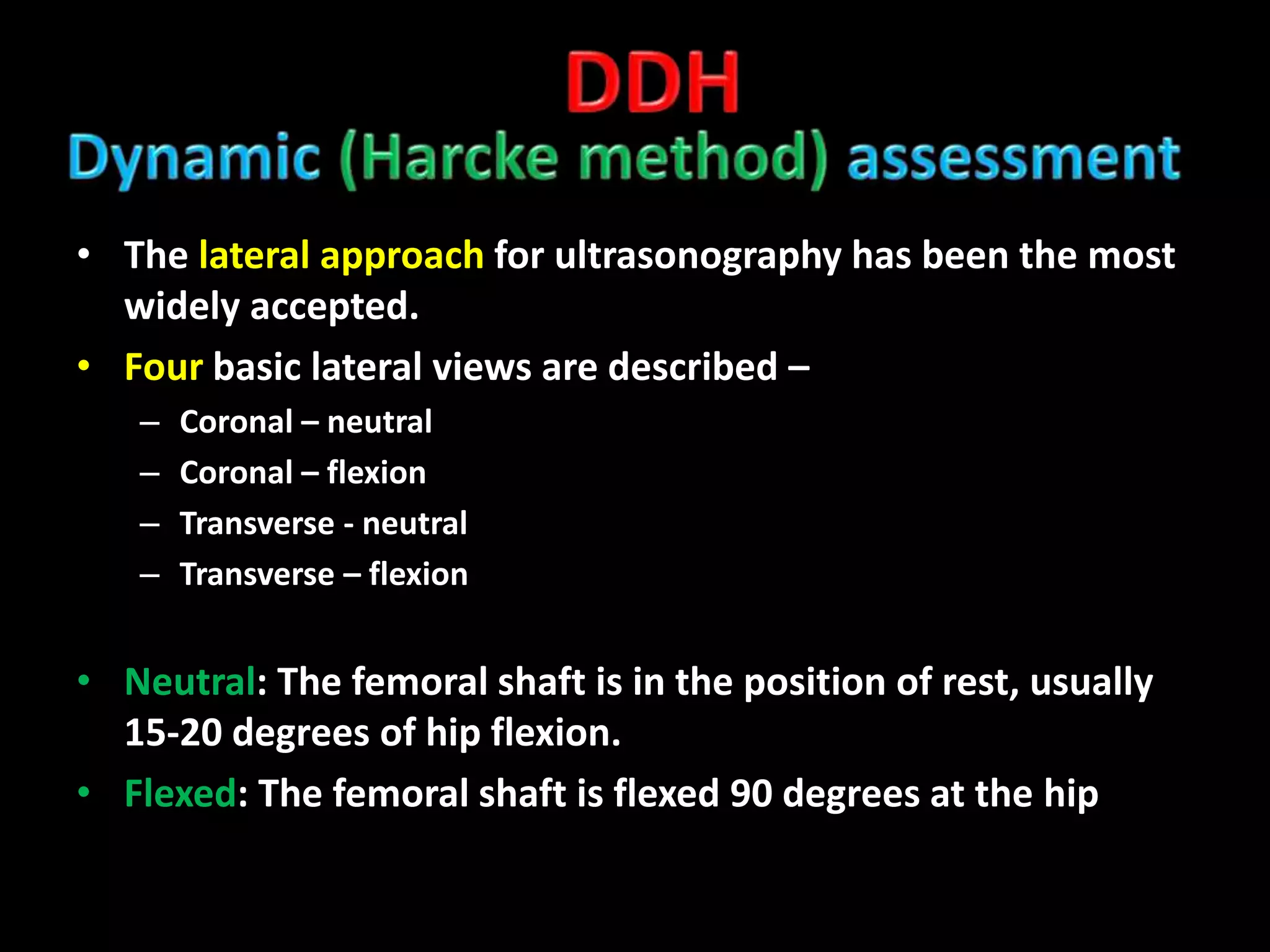Developmental dysplasia of hip | PPTX