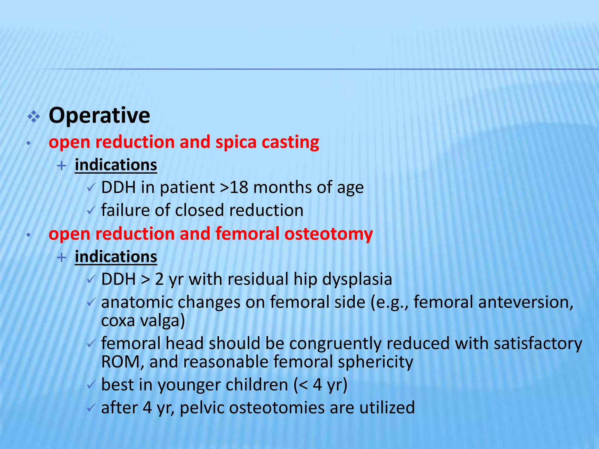 Developmental dysplasia of the hip | PPTX