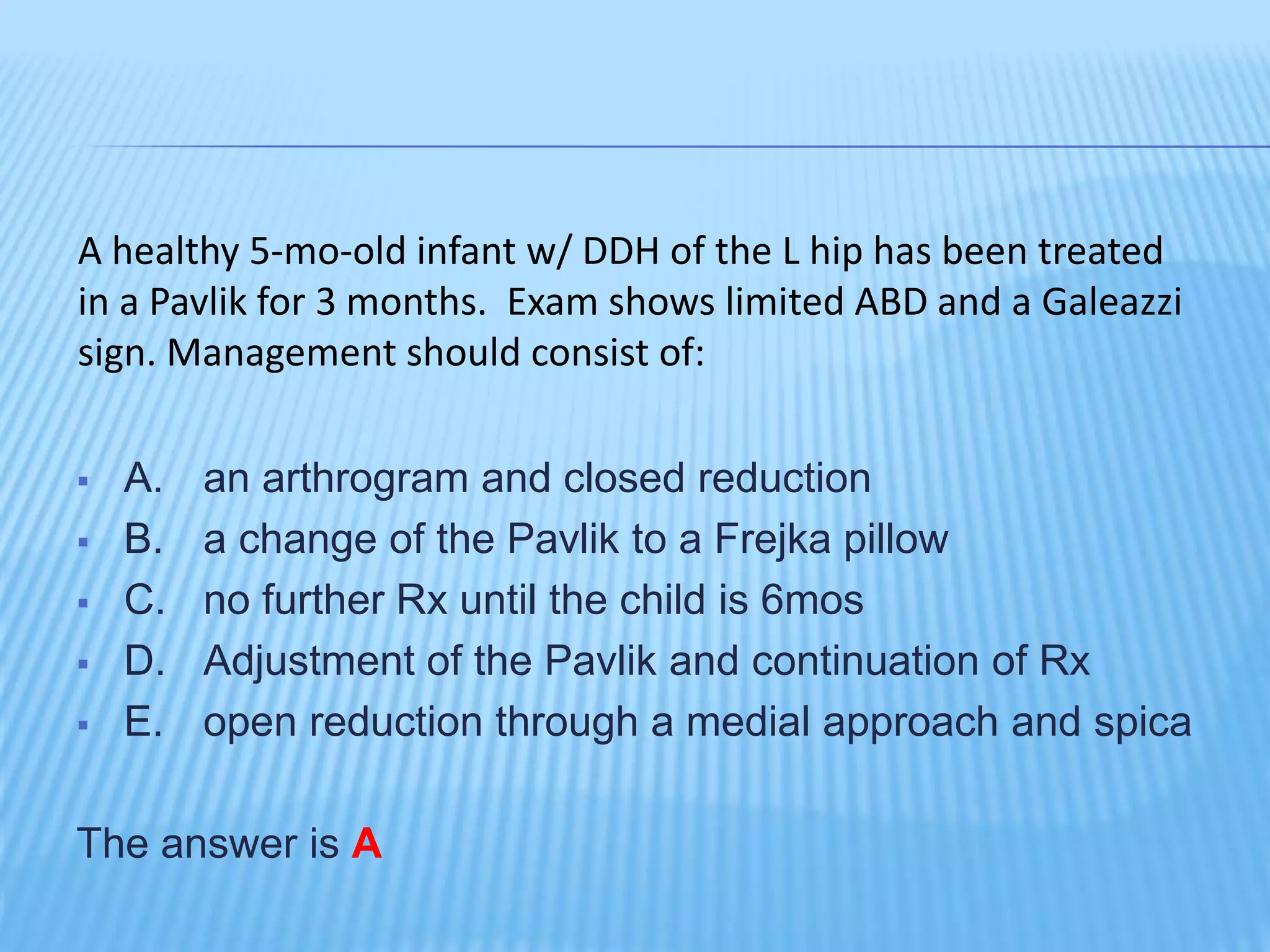 Developmental dysplasia of the hip | PPTX
