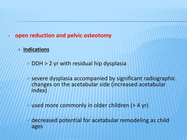 Developmental dysplasia of the hip | PPTX
