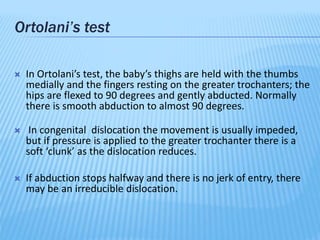 Barlow Test What Do You Hear