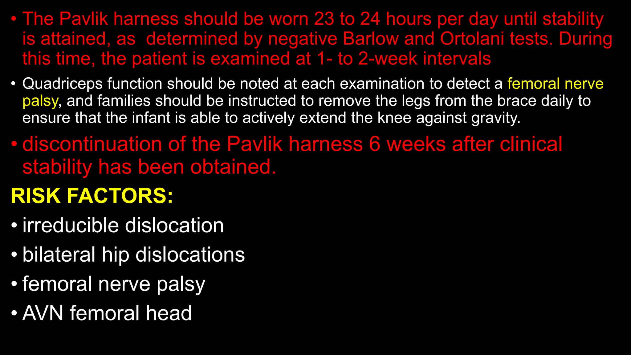 Developmental dysplasia of the hip (DDH) | PPTX