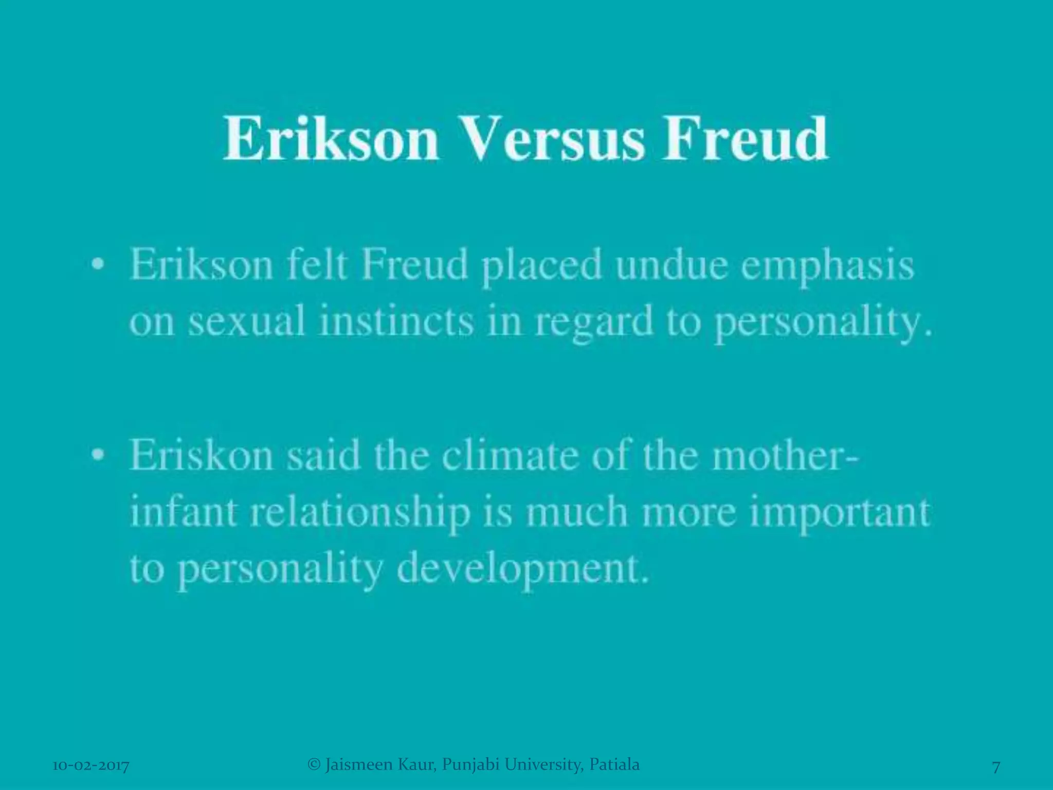 Erik Erikson Ppt
