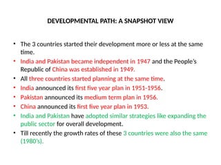 Developmental Experiences of India and her neighbours PPT.pptx