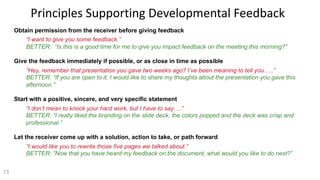 The Art of Developmental Feedback | PDF