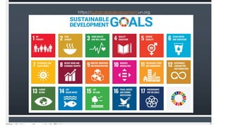 17 Global Developmental Goals lecture presentation for GSP | PPT