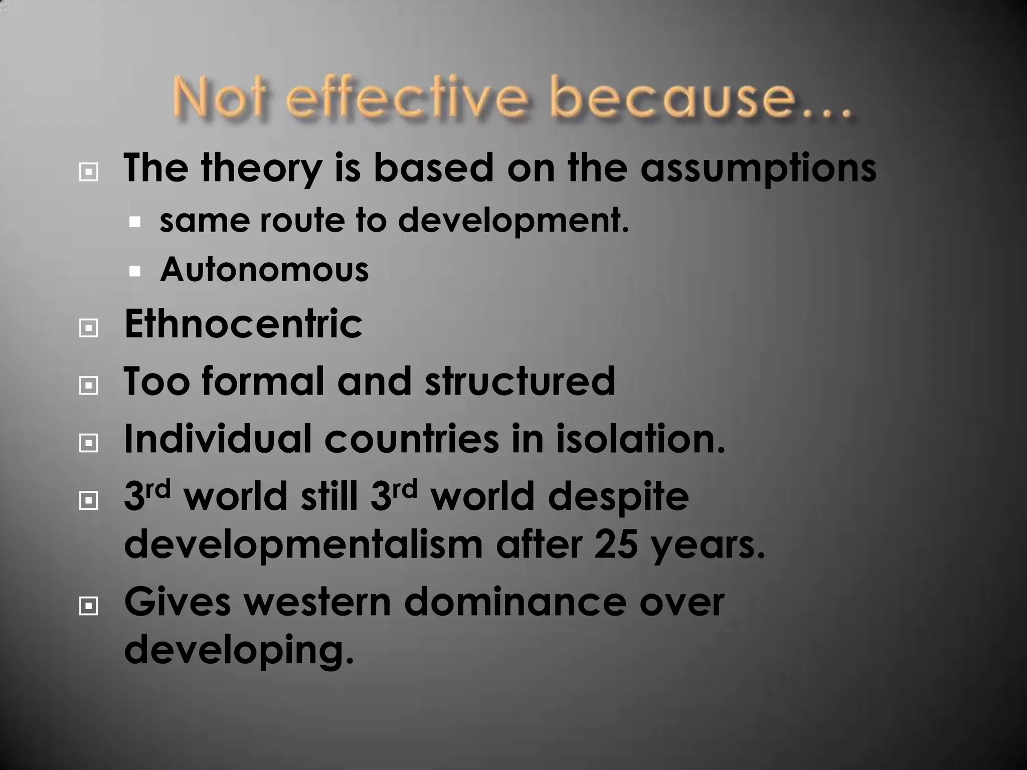 Developmentalism-Miha | PPTX