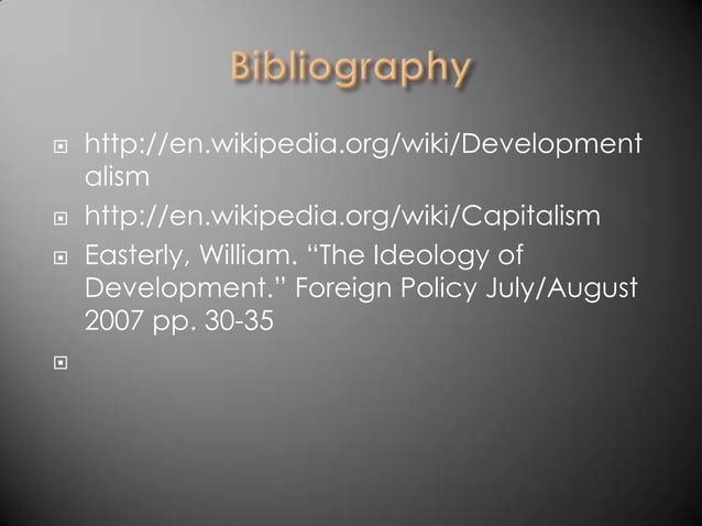 Developmentalism-Miha | PPTX