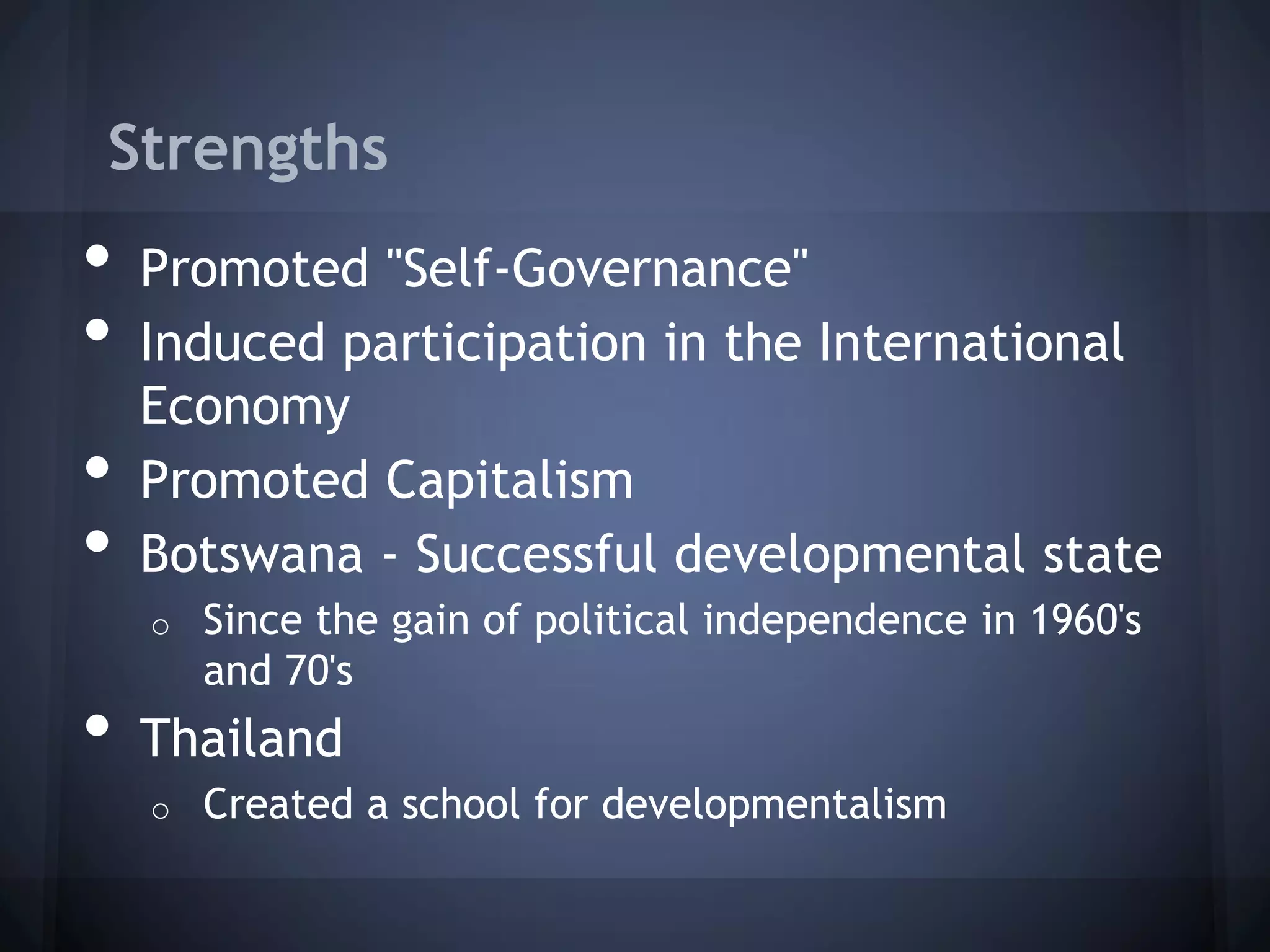 Developmentalism | PDF