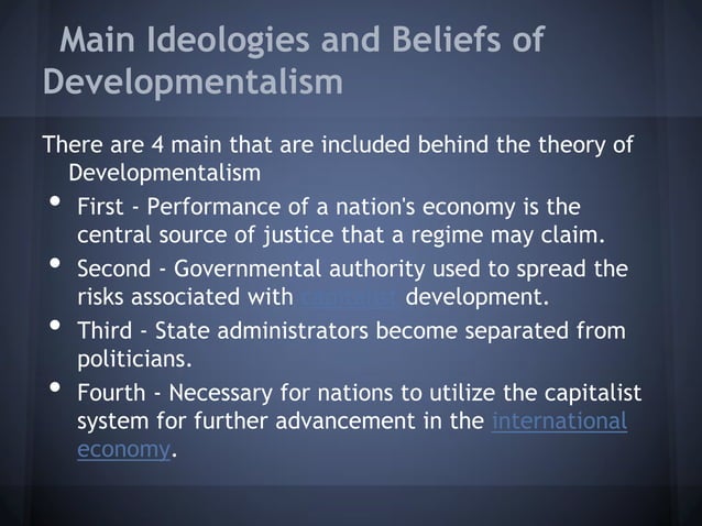 Developmentalism | PDF