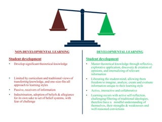 Benefits of Developmental Learning | PPTX