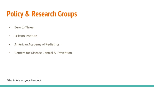 Developmentally Appropriate Programming for Babies & Toddlers | PPT