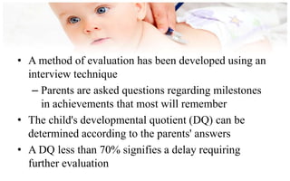 Developmental milestones | PPTX