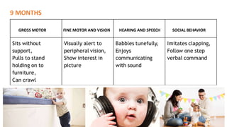 developmental milestones (2).pptx pediatrics lecture | PPT