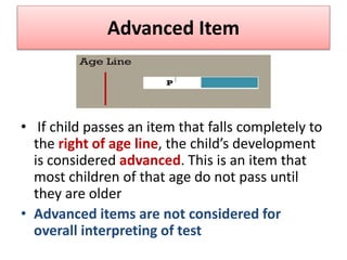 Developmental Screening test (Denver II - Overview) | PPTX