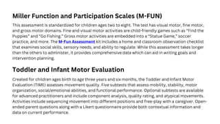 Developmental Motor Assessments for Physical and Occupational ...
