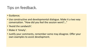 Developmental observation training upload version | PPT