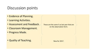 Developmental observation training upload version | PPT