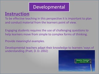 Developmental perspective presentation | PPTX