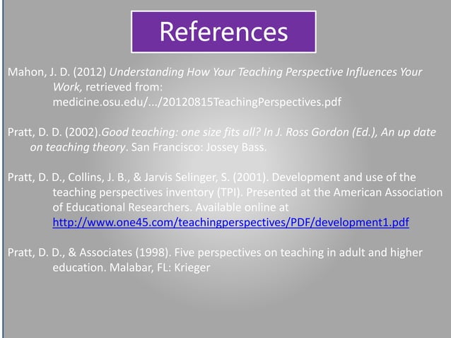 Developmental perspective presentation | PPT