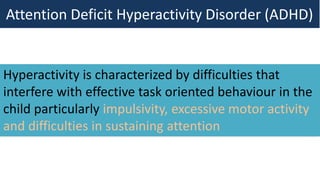 Developmental problems of children | PPTX