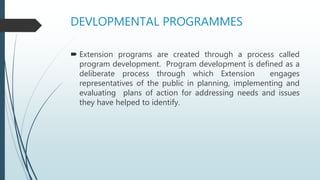 Developmental programmes and projects | PPTX