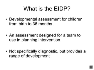 Developmental Programming For Infants And Young Children | PPT