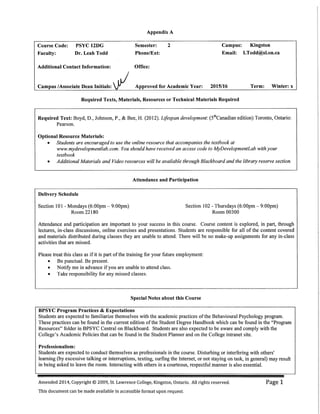 Developmental Psychology Appendix | PDF | College Education | Education