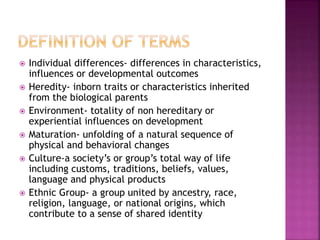 Developmental psychology | PPTX