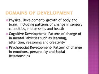 Developmental psychology | PPTX