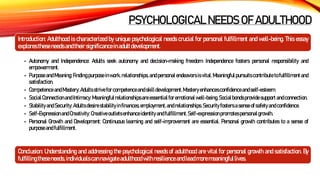 Developmental Psychology//Developmental Age Groups// Psychological ...