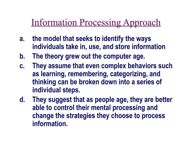 developmental psychology lecture slides pptx | PPT