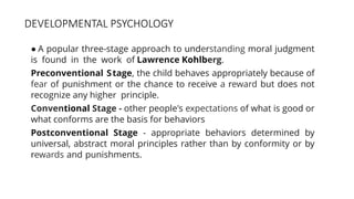 Comprehensive Developmental Psychology Notes PDF – Stages of Human ...