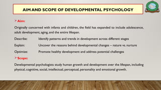 developmental psychology developmental psychology | PPTX