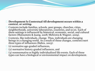 Developmental psychology nature | PPTX