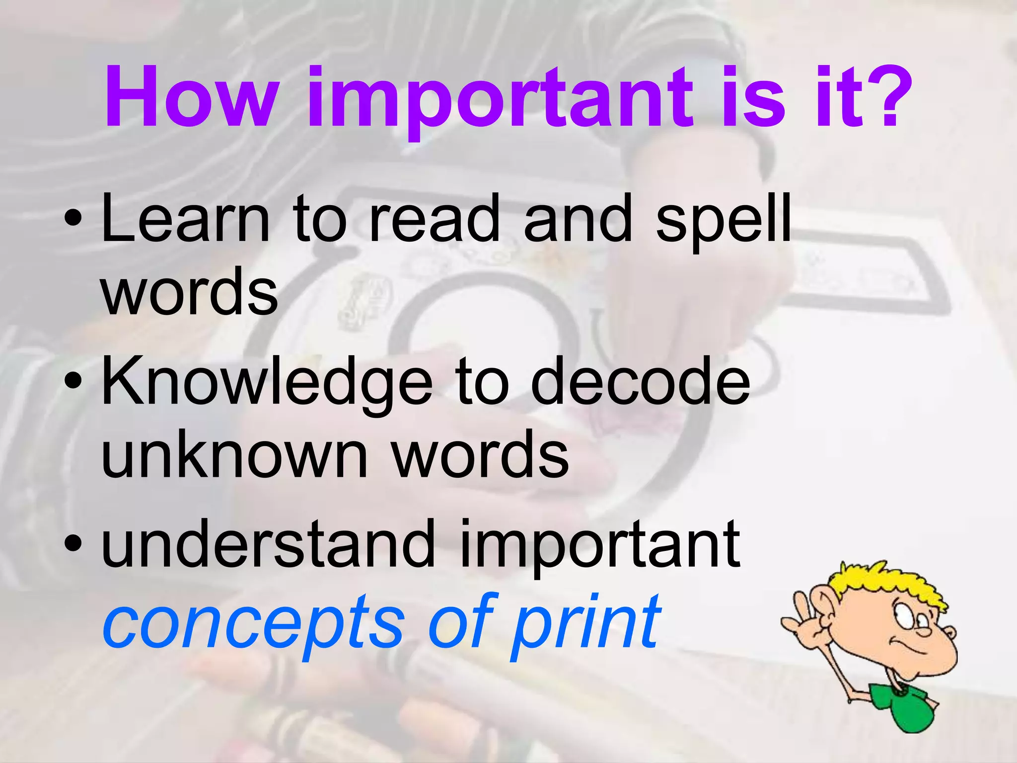Teaching Reading with Phonics | PPTX