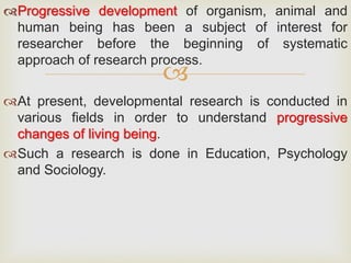 Developmental research Method | PDF