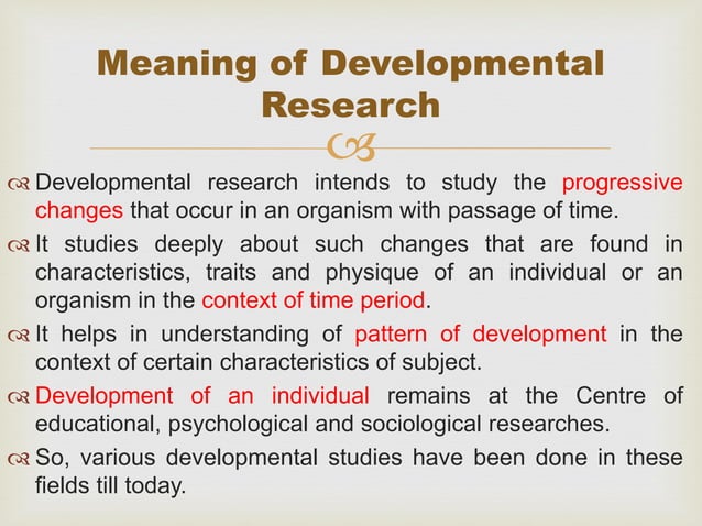Developmental research Method | PDF
