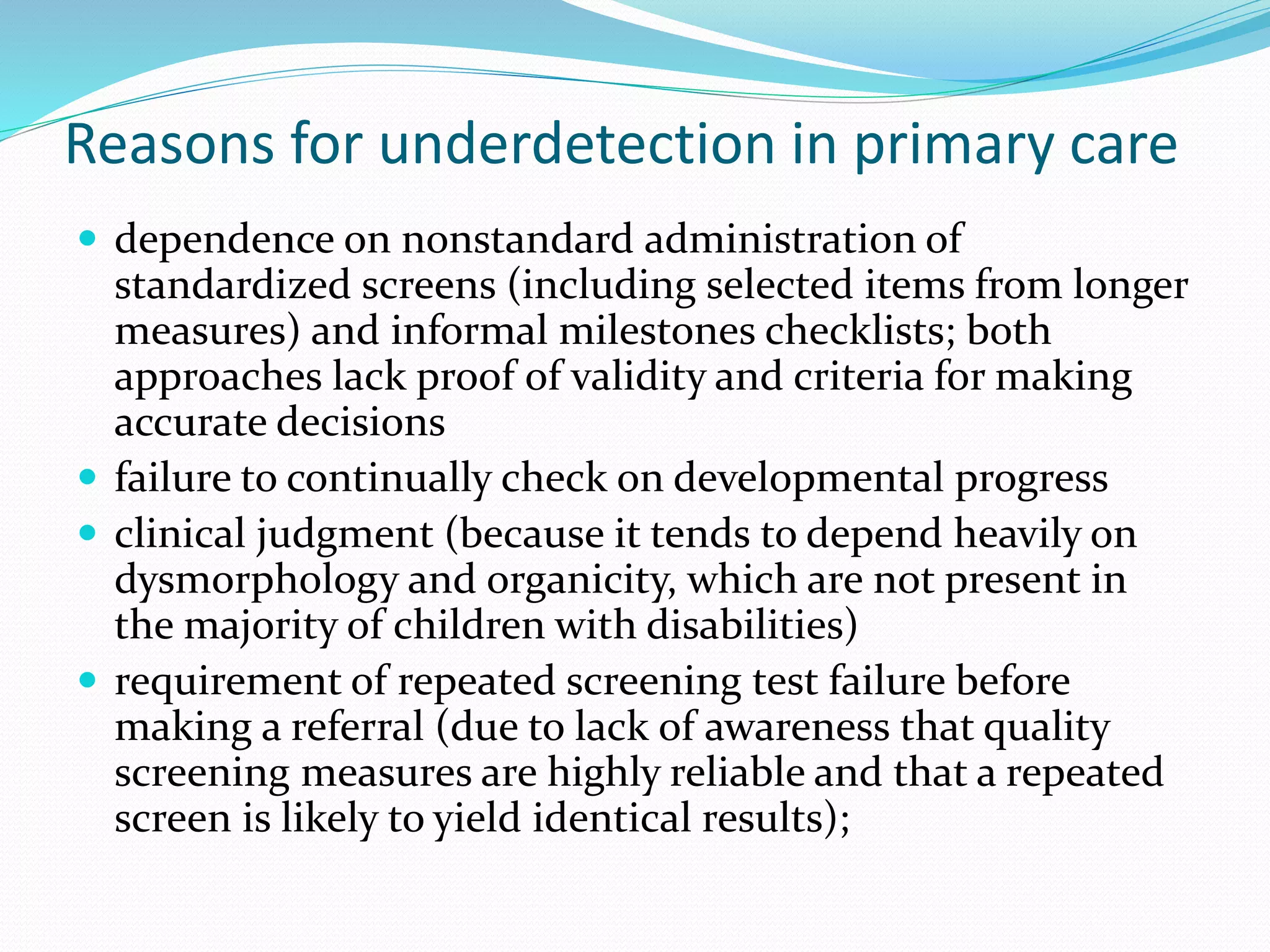 Developmental screening in children | PPTX