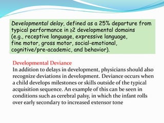 Developmental screening in children | PPTX