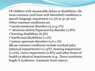 Developmental screening in children | PPTX