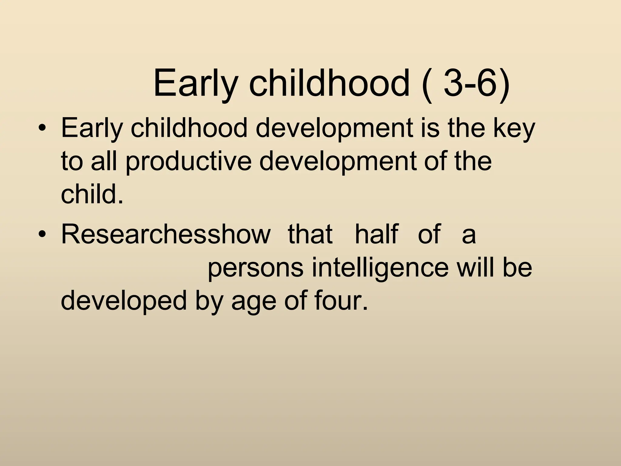 developmental stage in early childhood period | PPT