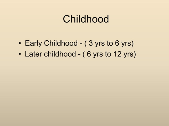 developmental stage in early childhood period | PPT