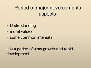 developmental stage in early childhood period | PPT