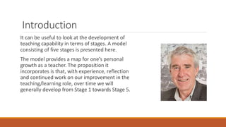 Developmental stages of the teaching role | PPTX