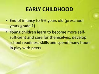 Santrock and Havighurst's Developmental Stages | PPTX