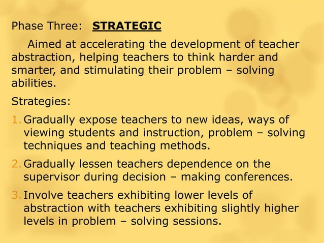 Developmental supervision | PPT | Free Download